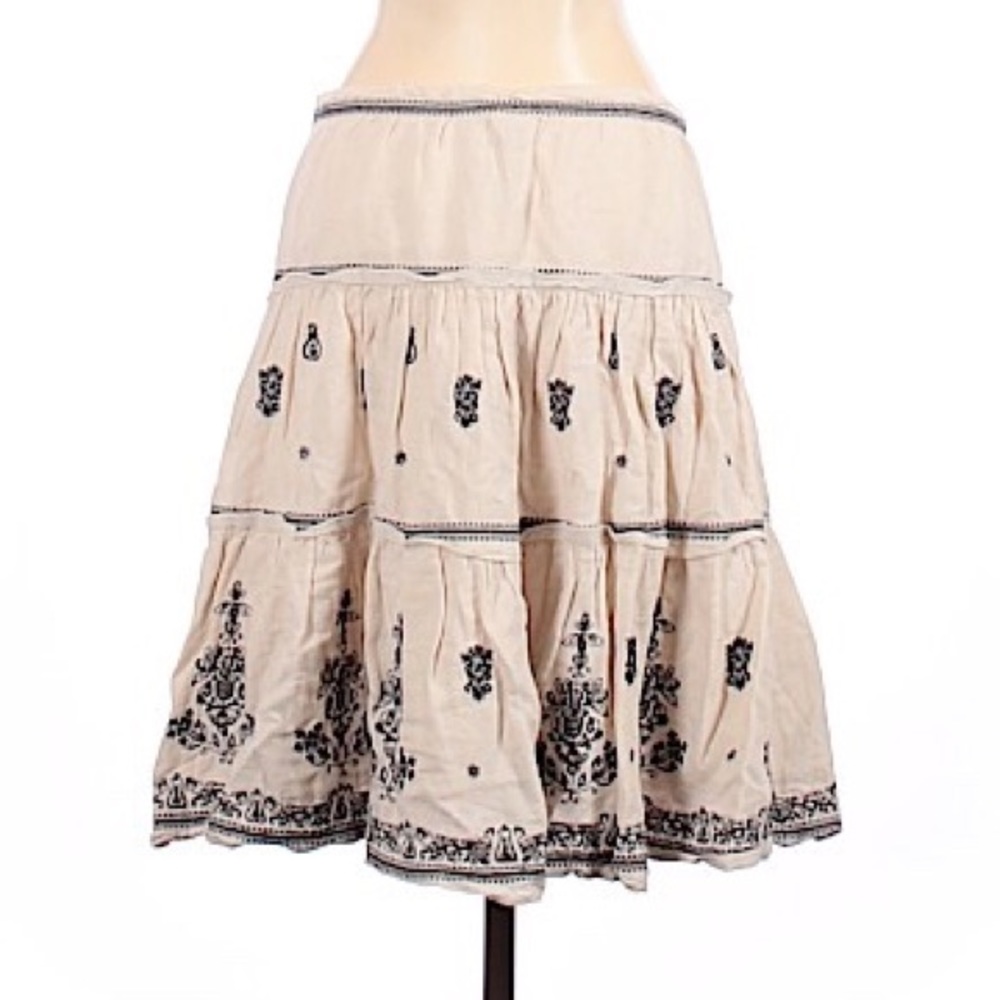 Lithe Anthropologie First Impression Skirt - Gem